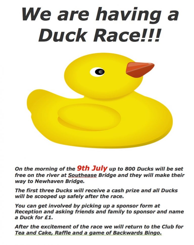 duck race | Denton Island Bowls Club